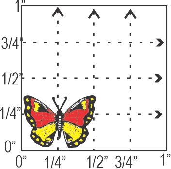 BIT 1 Monarch Shaded | Purple Daisy Design | Purple Daisy Design