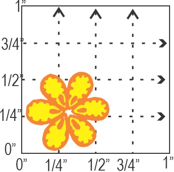 BIT 106 Tiny Flower | Purple Daisy Design | Purple Daisy Design