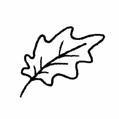 BIT 4 Single Vein Leaf | Purple Daisy Design | Purple Daisy Design