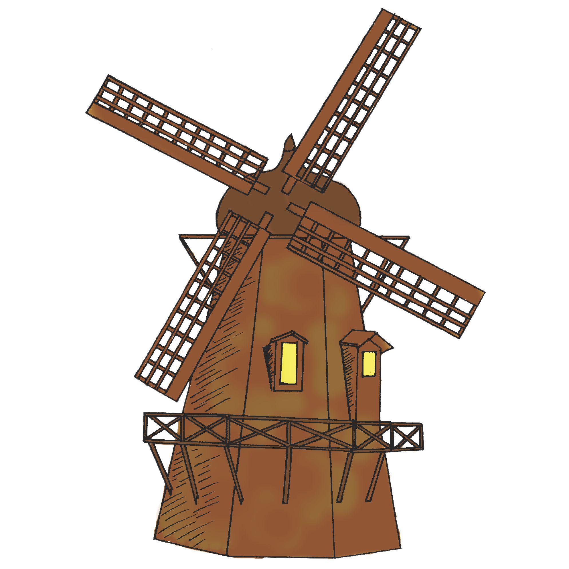 K 838 Dutch Windmill | Purple Daisy Design | Purple Daisy Design