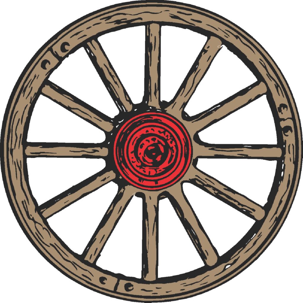 2828 Wagon Wheel | Purple Daisy Design | Purple Daisy Design