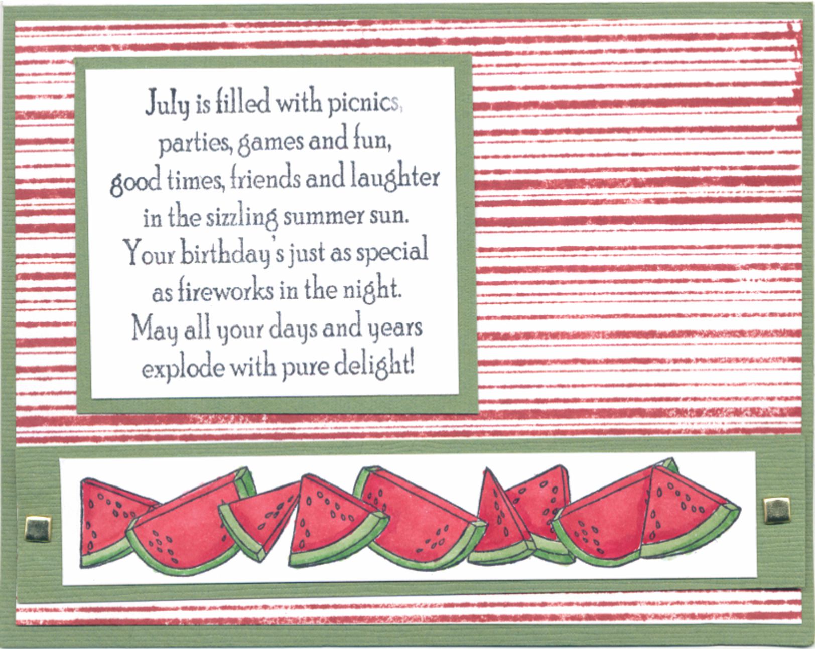 95DRS Watermelon Row | Purple Daisy Design | Purple Daisy Design